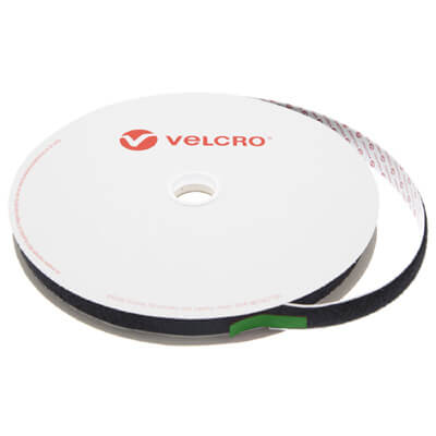 20mm Self Adhesive VELCRO Brand White Hook 25m Roll